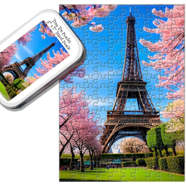Eiffel Tower Jigsaw Puzzles - Etsy