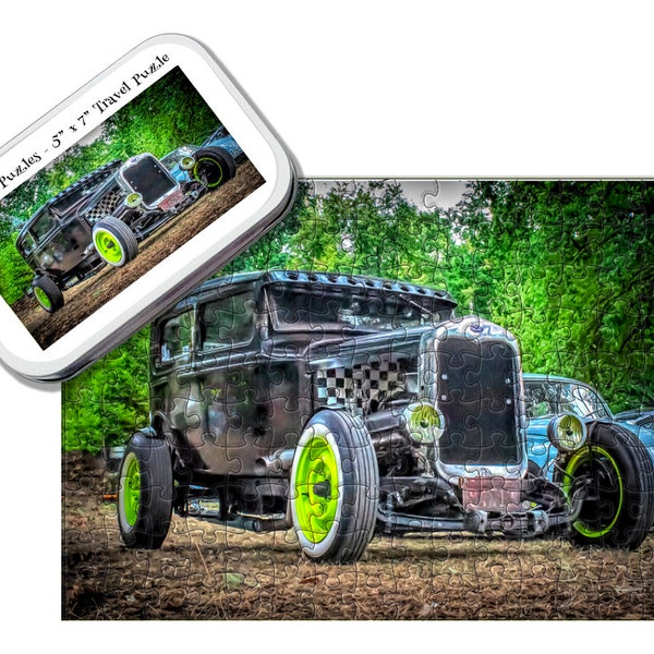 Hot Rod Puzzle - Etsy