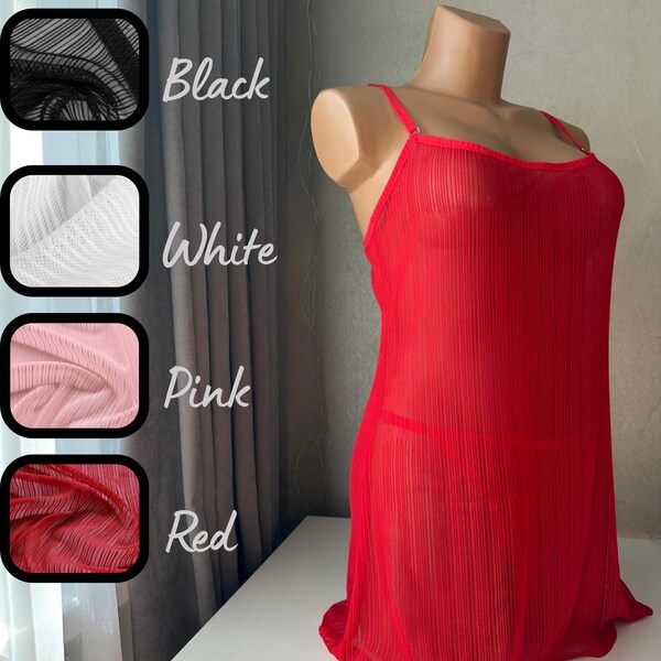 See Through Night Gown - Etsy