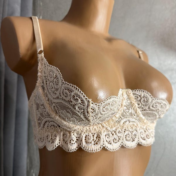 Quarter Cup Shelf Bra - Etsy