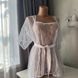 See Through Nightgown, Sheer Nightdress, Mesh Chemise, Lingerie See ...