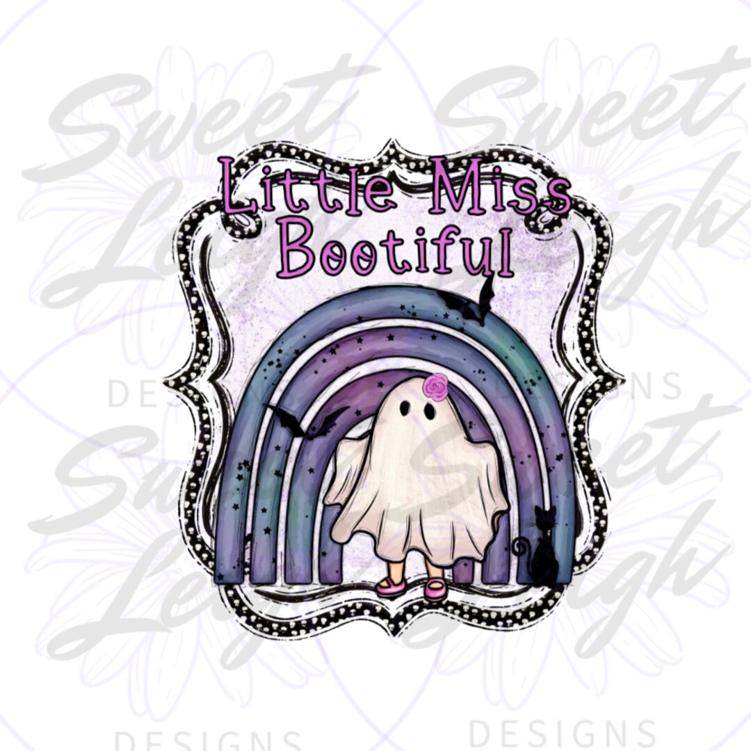 Little Miss Bootiful Png, Girl Halloween Png, Cute Ghost Png ...