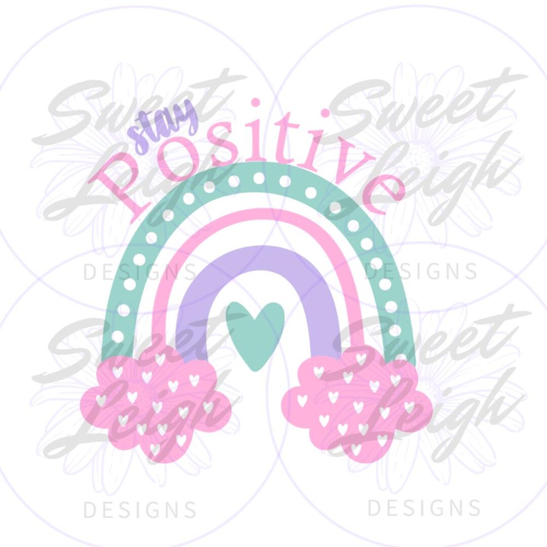 Stay Positive PNG, Rainbow PNG, Mental Health Png, Mental Health ...