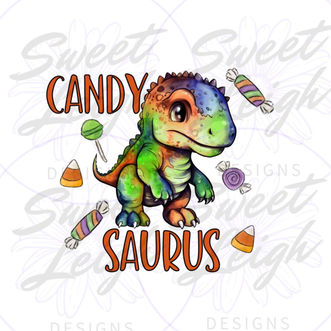 Candysaurus Png, Boy Halloween Png, Dinosaur Png, Sublimation Designs ...
