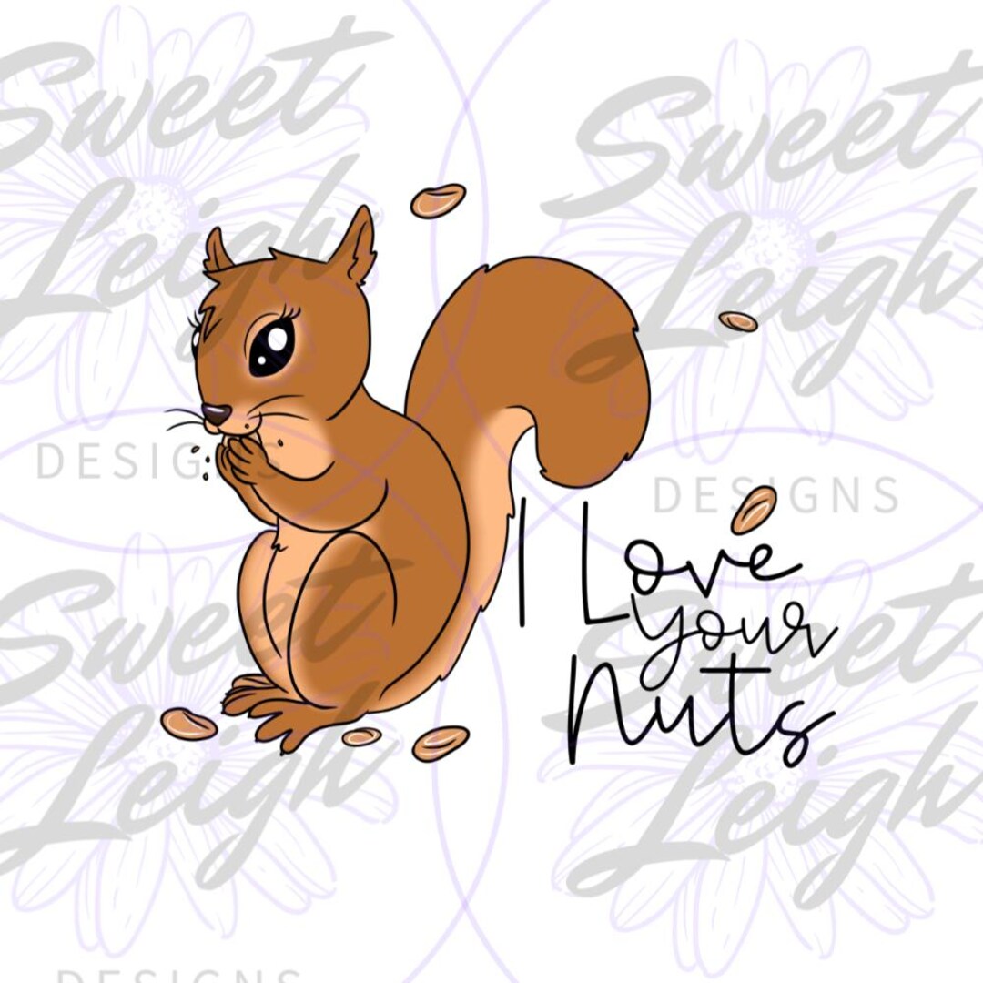 I Love Your Nuts Png, Squirrel PNG, Adult Designs, Adult Png, Funny Png ...