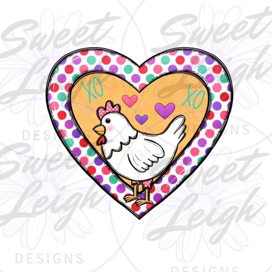 XOXO Png, Chicken Png, Valentine's Day Designs, Valentines PNG ...