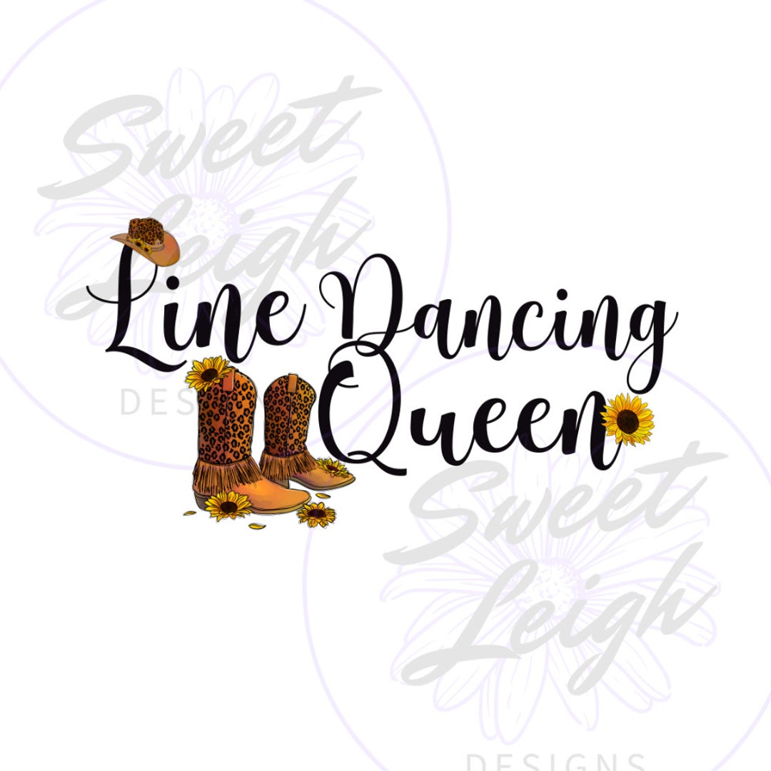 Line Dancing Queen PNG, Dancing Png, Dance Png, Dance Designs ...