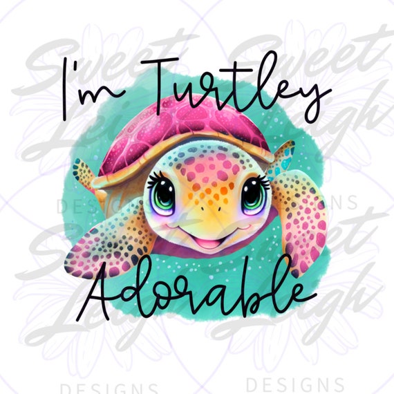Baby Girl Turtle Cartoon