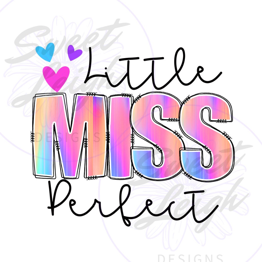 Little Miss Perfect Png Girl Png Newborn Girl Png Newborn - Etsy Australia