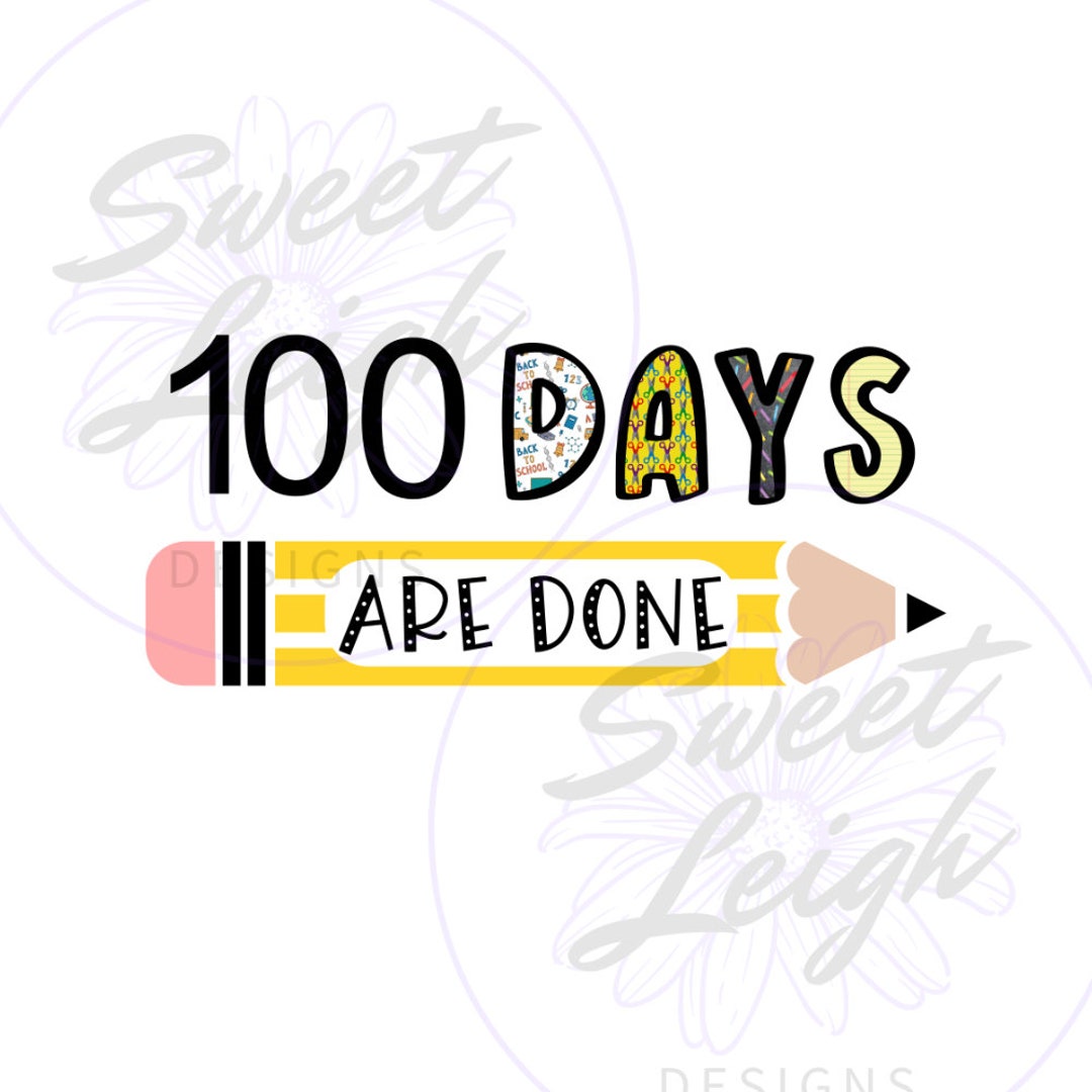 100 Days PNG, 100th Day Png, School PNG, 100 Days of School Png ...