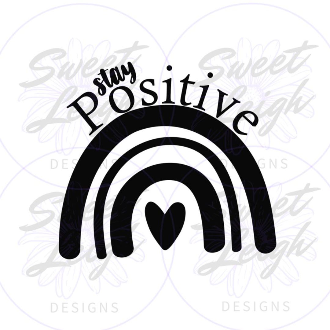 Stay Positive PNG, Rainbow PNG, Mental Health Png, Mental Health ...