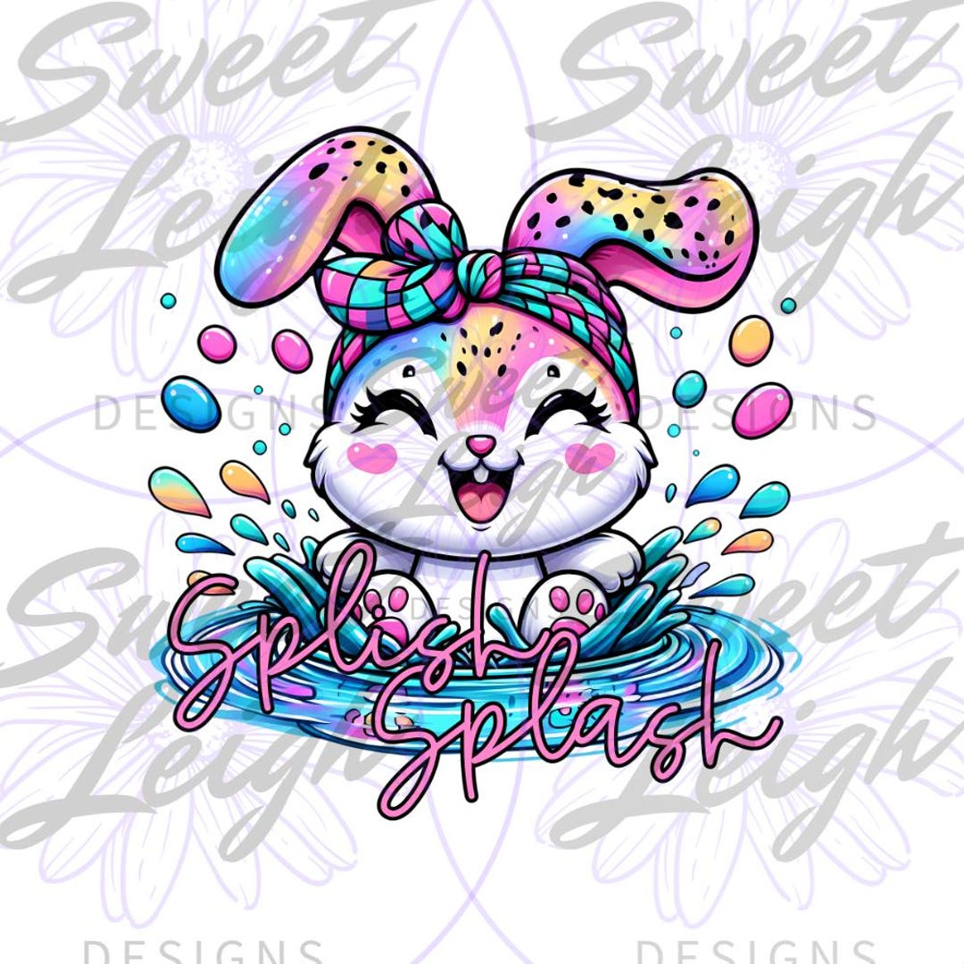 Splish Splash PNG, Spring Png, Sublimation PNG, Sublimation Designs ...