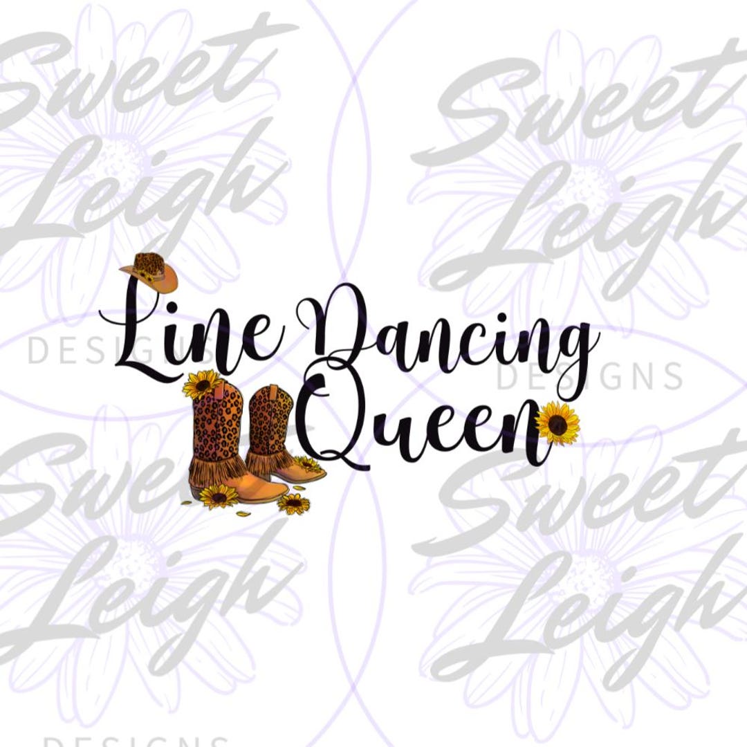 Line Dancing Queen PNG, Dancing Png, Dance Png, Dance Designs ...