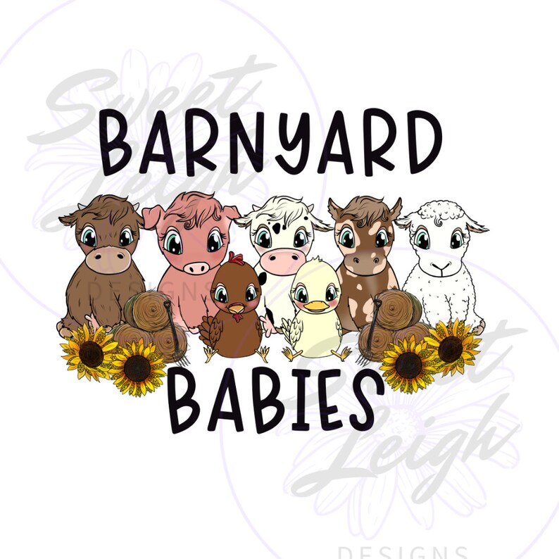 Barnyard Png Baby Boy Png Baby Girl Png Newborn Design - Etsy
