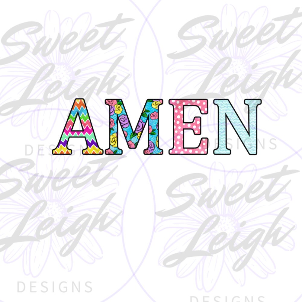 Amen Png, Christian Sublimation Design, Christian Sticker Png ...