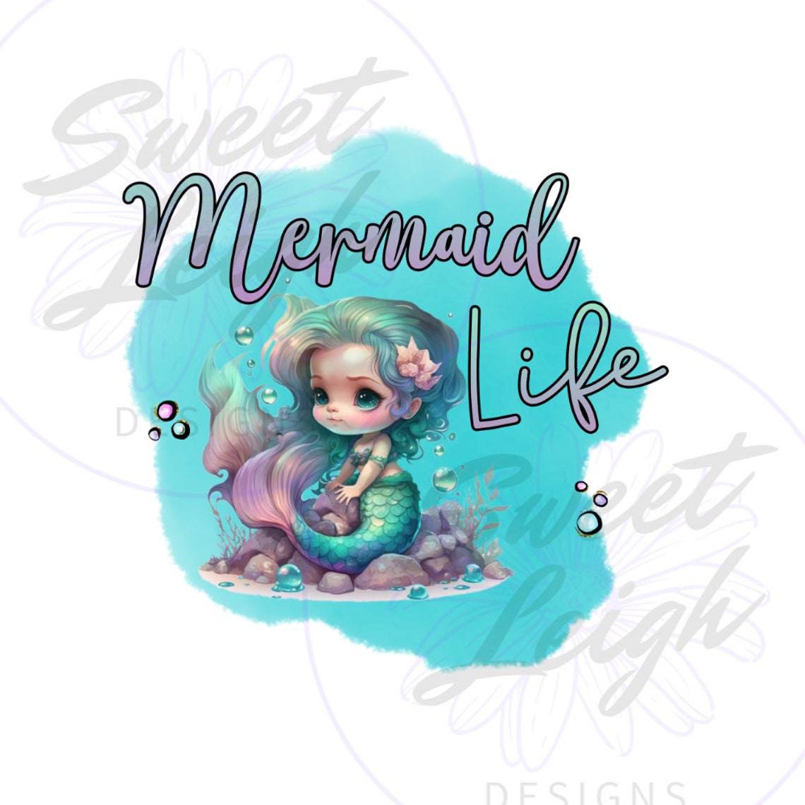 Mermaid Life Png Mermaid Png Ocean Png Summer Sublimation - Etsy