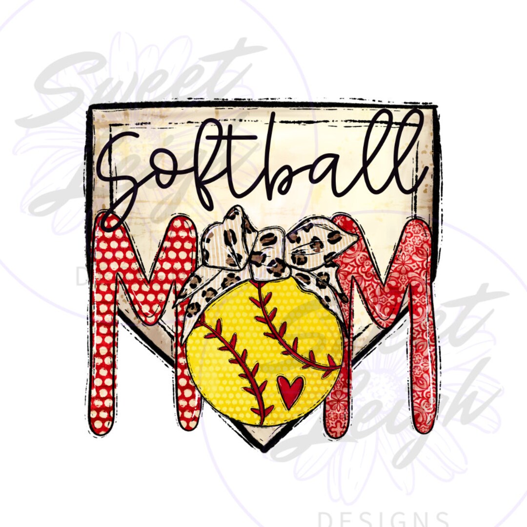 Softball Mom Png Download, Softball Png File, Softball Shirt Png, PNG ...