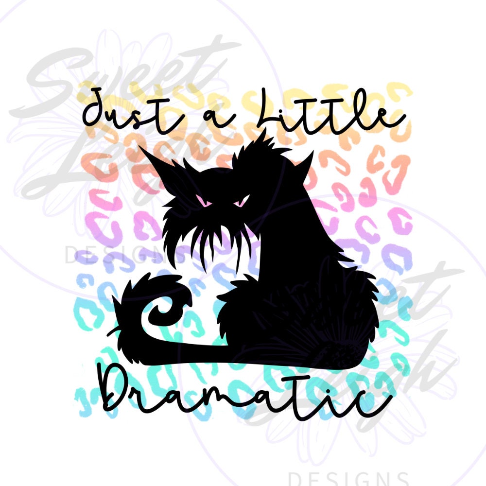 Solo un poco dramático png Niña png Mujeres png Divertido - Etsy México