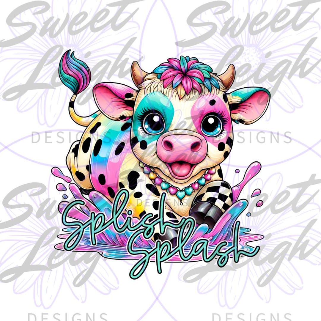 Splish Splash PNG, Spring Png, Sublimation PNG, Sublimation Designs ...