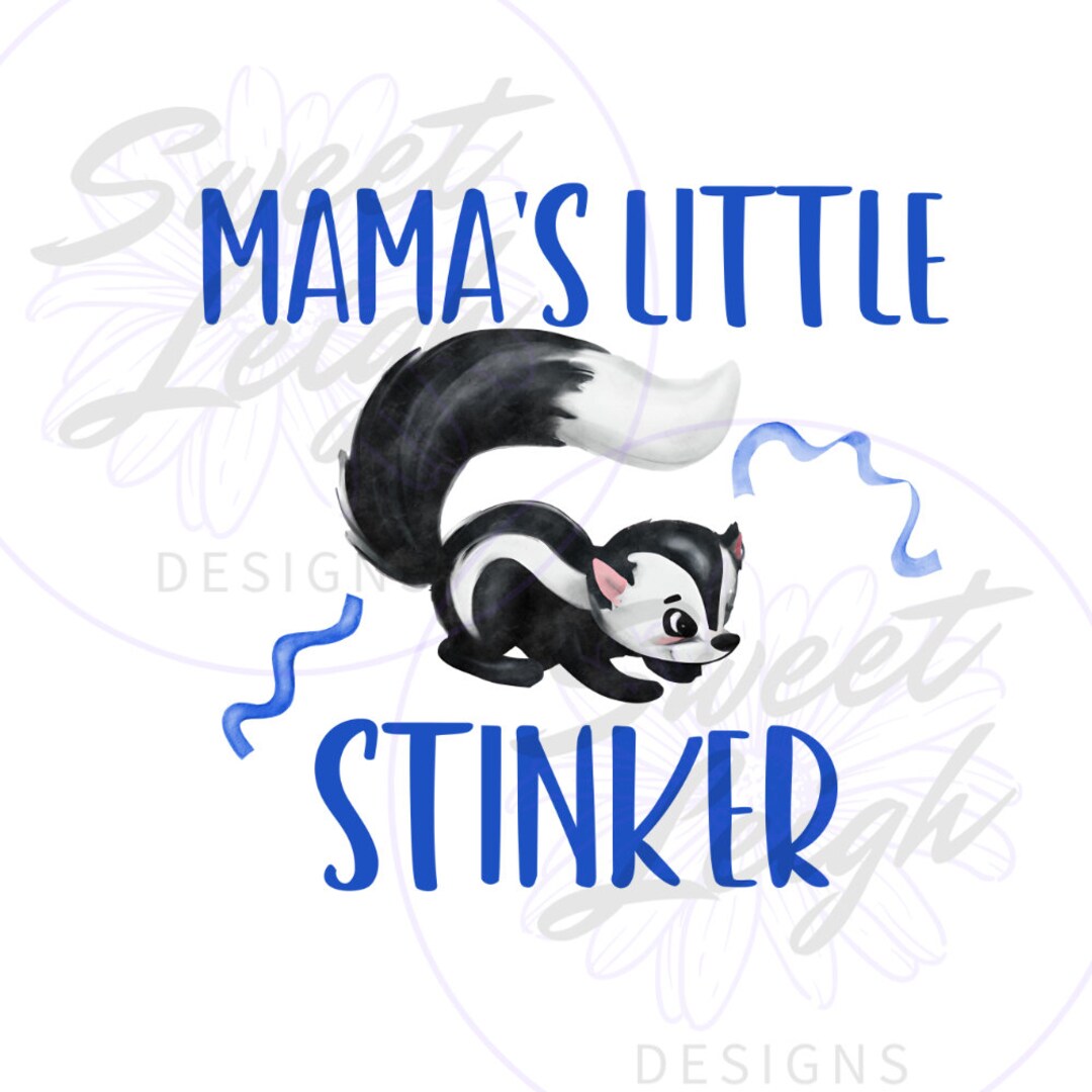 Mama's Little Stinker Png, Skunk Png, Boy Png, Toddler Boy Png, Toddler ...