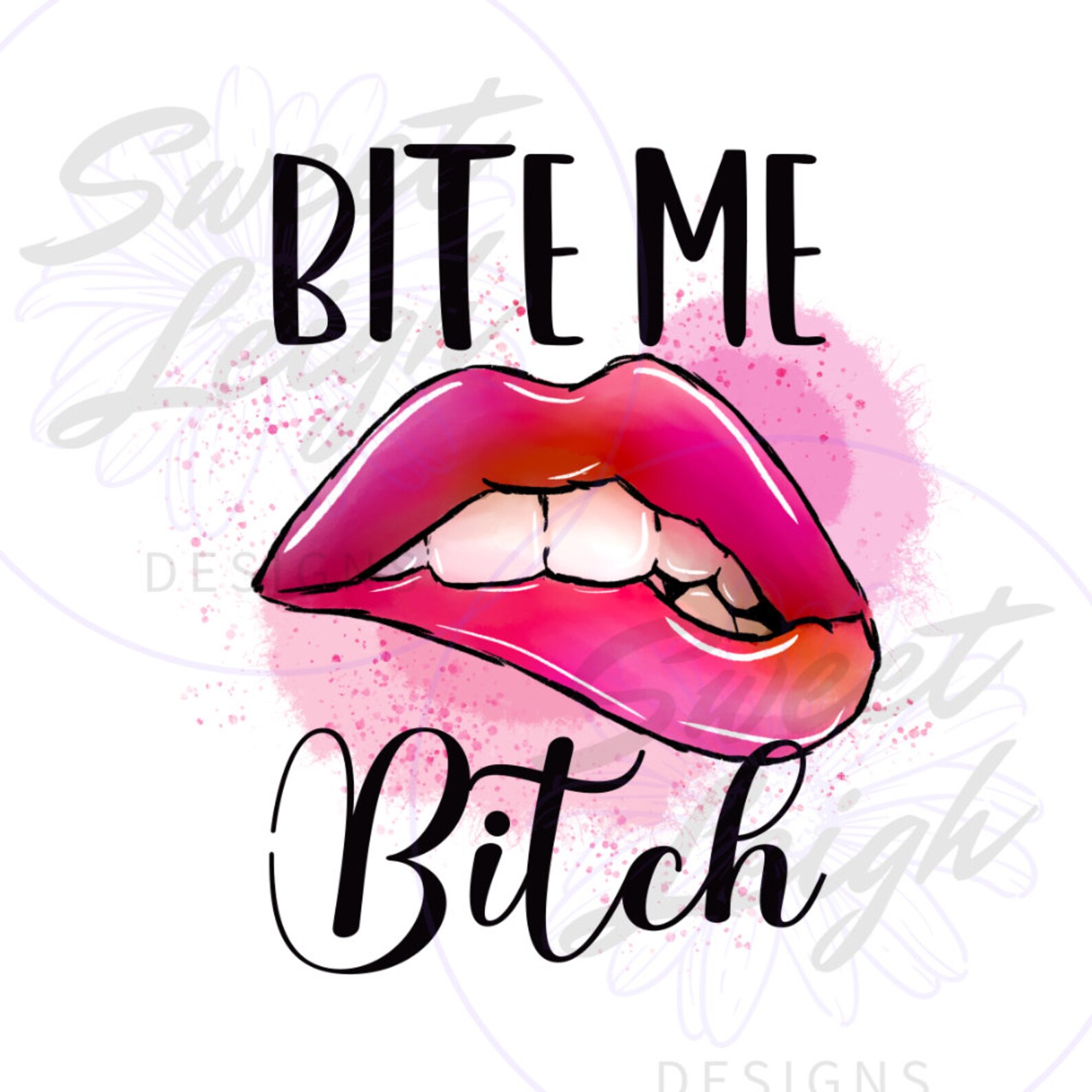Bite Me PNG Sublimation PNG Funny Png Adult Png - Etsy