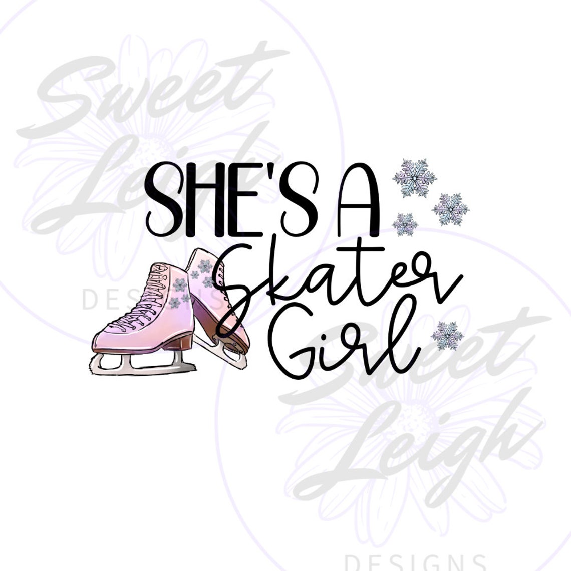 She's a Skater Girl Png Ice Skating Png Figure Skating - Etsy
