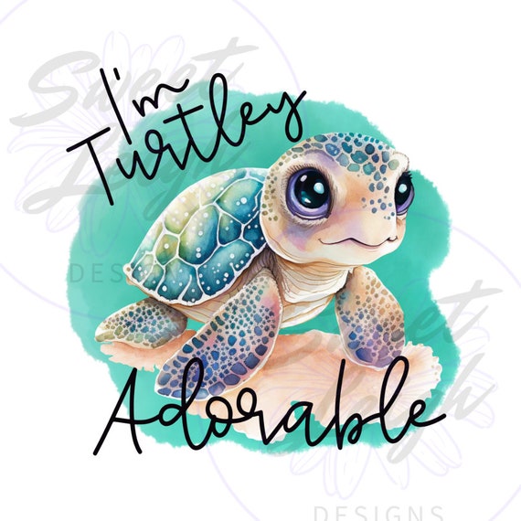 Baby Girl Turtle Clipart