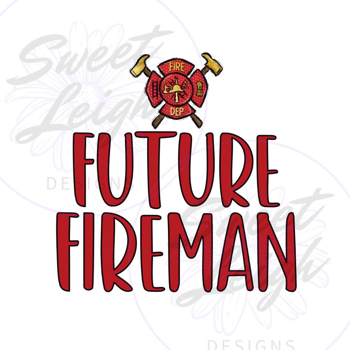 Future Fireman Png Firefighter Png Kids Shirt Png Toddler - Etsy