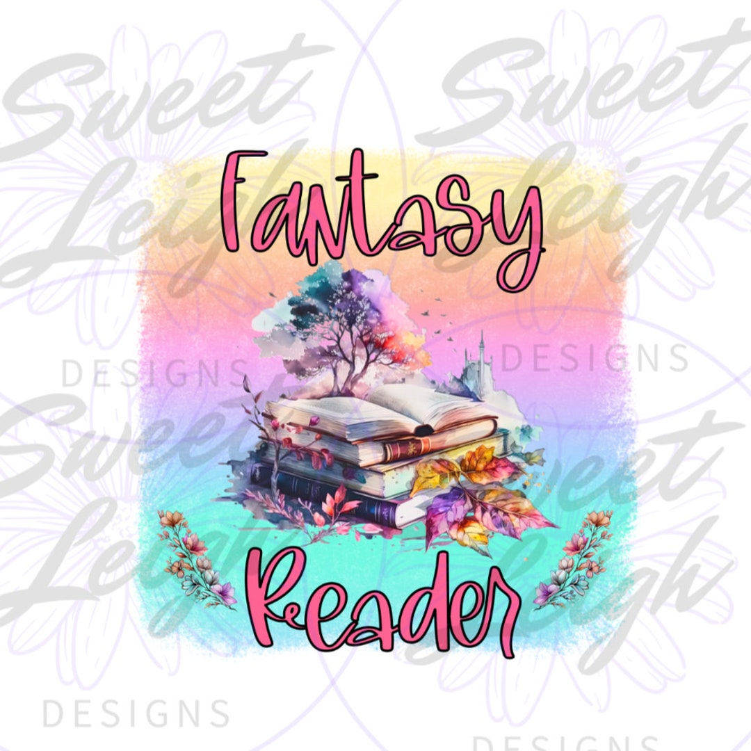 Fantasy Reader Png, Cute Book PNG, Reading Png, PNG Files for ...