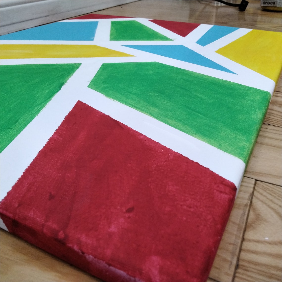 Colour Block Piece - Etsy