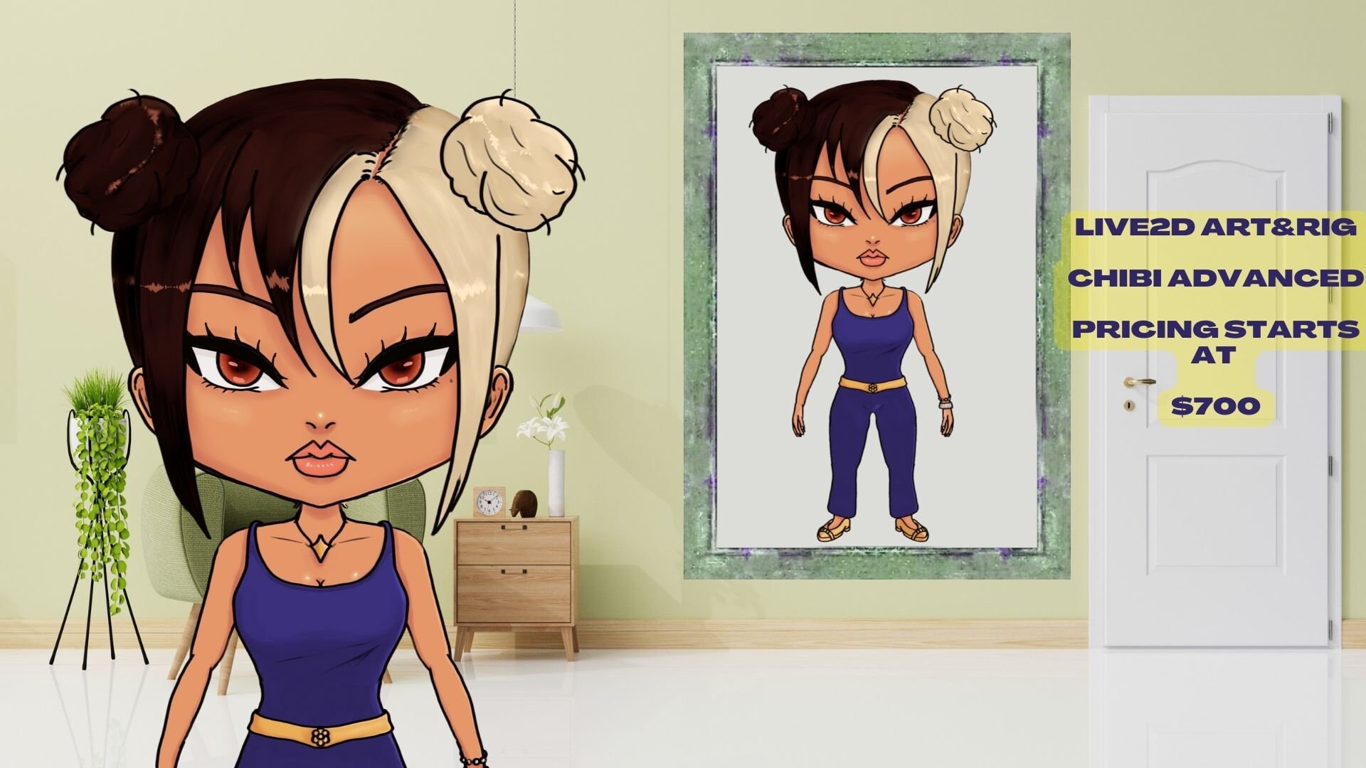 Chibi Design And Rig Commissions For Vtuber Game Sprites Animations