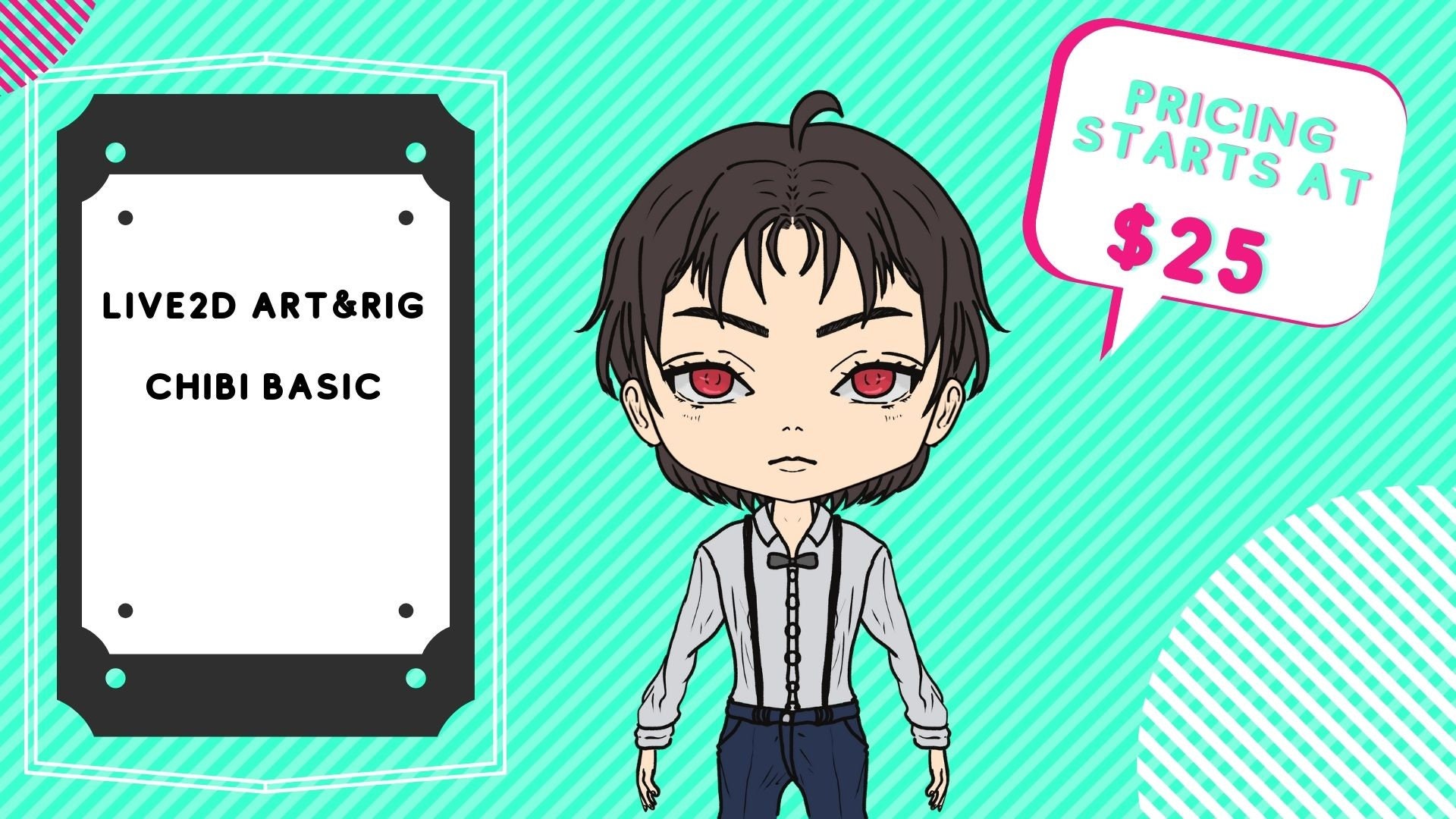 Chibi Design AND Rig Commissions for Vtuber, Game Sprites, Animations ...