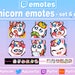 6x Cute Epona Emotes / Horse Emotes Pack for Twitch Youtube and Discord ...
