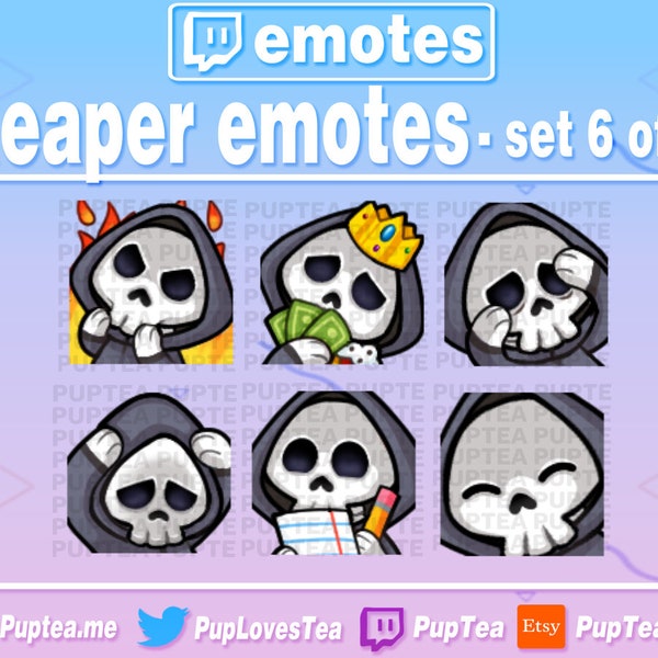 6x Cute Alien Emotes Pack for Twitch Youtube and Discord Set 2 - Etsy