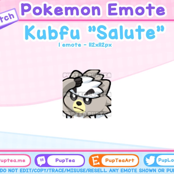 Salute Emote Twitch - Etsy