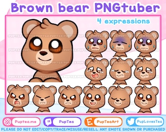 Cute Squirrel Pngtuber / Premade Pngtuber / Veadotube Mini / Voice ...