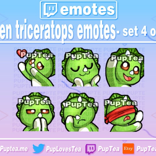 6x Cute Fox Emotes Pack For Twitch Youtube Tiktok And Discord Etsy