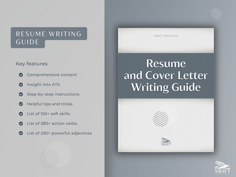 ATS Optimized Resume Template for Word and Google Docs, Simple ATS ...