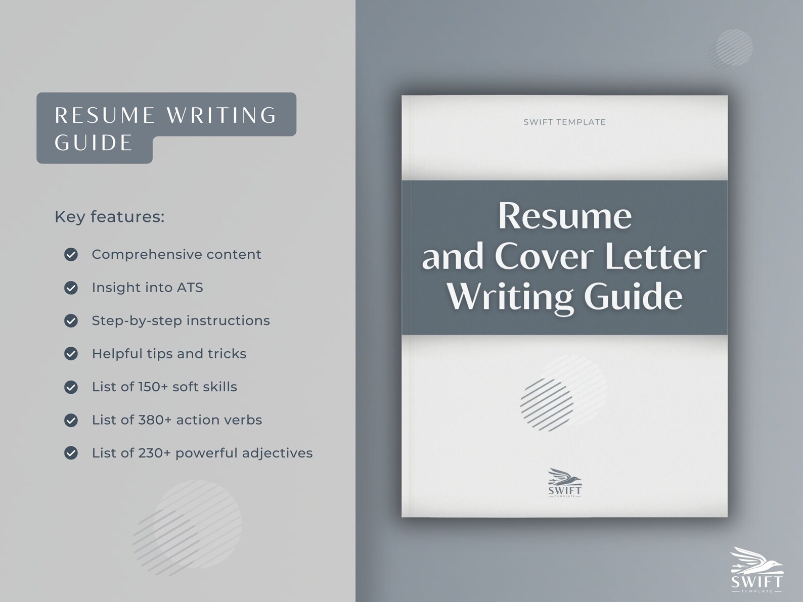 Simple ATS Approved Resume Template for Google Docs & Word, Two Page ...