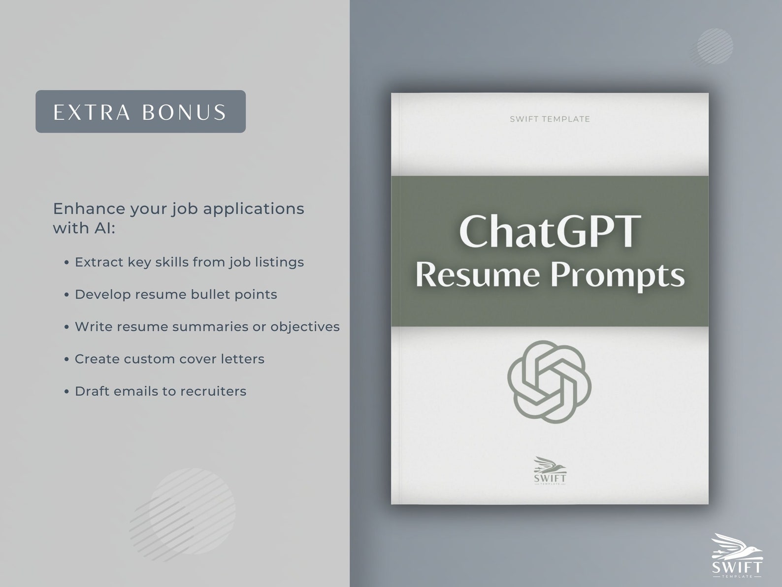 ATS Friendly Resume Template for Microsoft Word and Google Docs, Simple ...