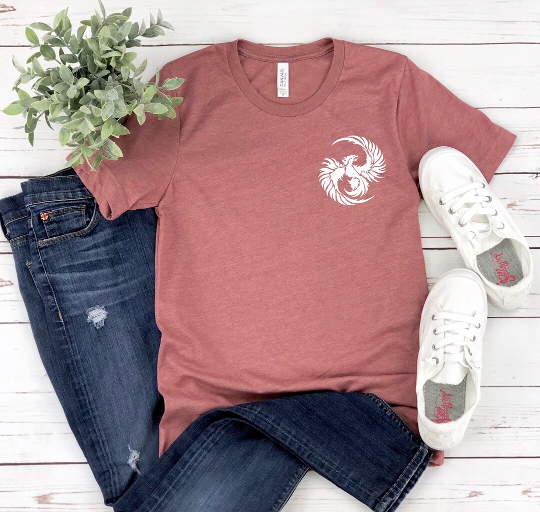 Phoenix T Shirt Phoenix Rising T Shirt Inspiring T Shirt Etsy