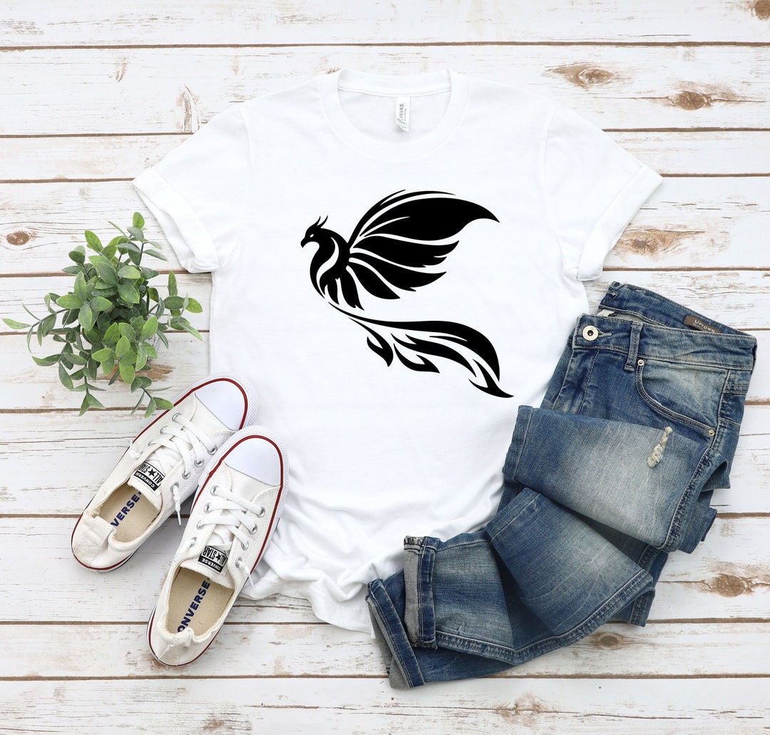 Phoenix T Shirt Phoenix Rising T Shirt Inspiring T Shirt Mystique Shirt