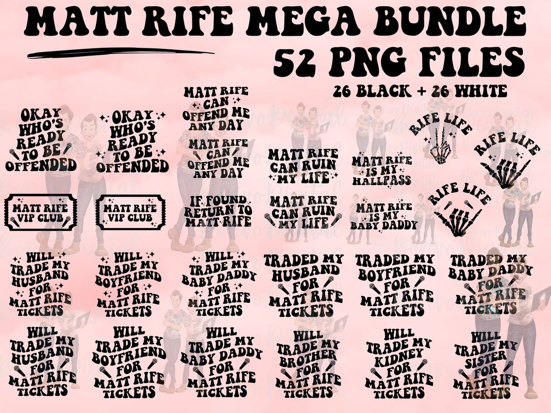 Matt Rife Bundle, Matt Rife Png, Matt Rife Shirt, Funny Trending Png ...