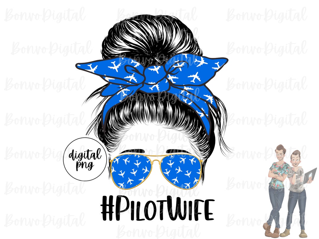 Pilot Wife Digital Design, Pilot Wife Life Download, Pilot Wife Design ...