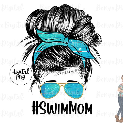 Swim Mom PNG Image Swimming & Diving Design Sublimation - Etsy