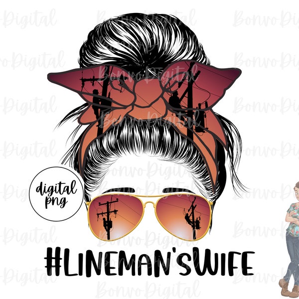Lineman Svg Png Wife Line - Etsy
