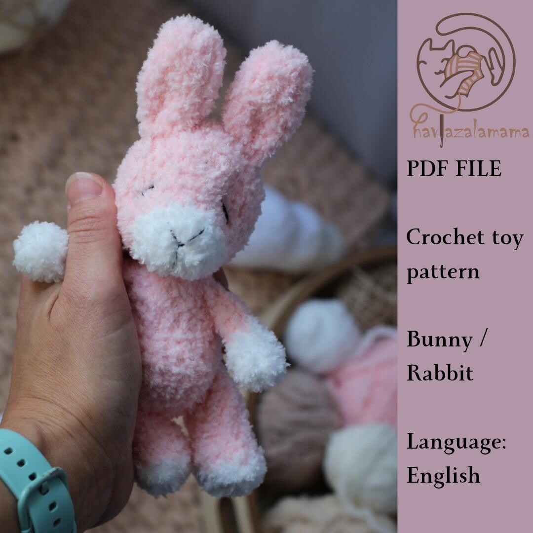 CROCHET PATTERN Little Softy Bunny/rabbit | Amigurumi Pattern Cute ...
