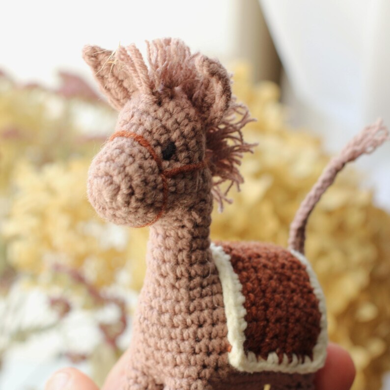 Realistic Crochet Donkey/mule Toy Pattern | Amigurumi PDF (english ...