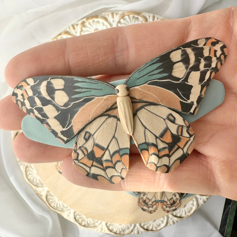 Butterfly Hair Barrette - Etsy