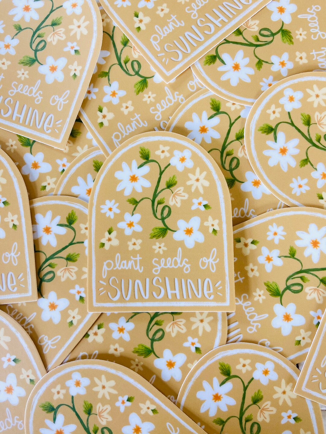 Plant Seeds of Sunshine Sticker - Waterproof Sticker - Etsy